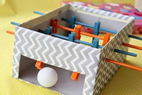Making Your Own Cardboard Foosball Table – GetFoosball.com